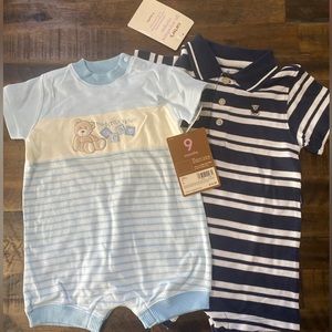 Carter's | One Pieces | Vintage Carters Baby Boy Rompers Size 9 Months Bear Hugs | Poshmark
